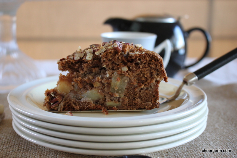 Spiced chestnut flour apple cake, gf | The Cheergerm & the Silly Yak